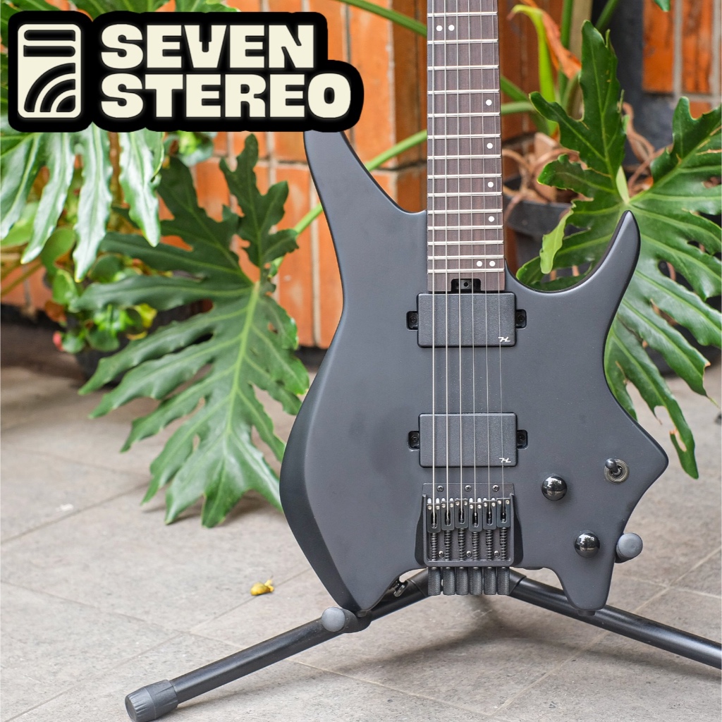 Jual HEX N400 S/IV Electric Guitar Headless Model - Black | Shopee ...