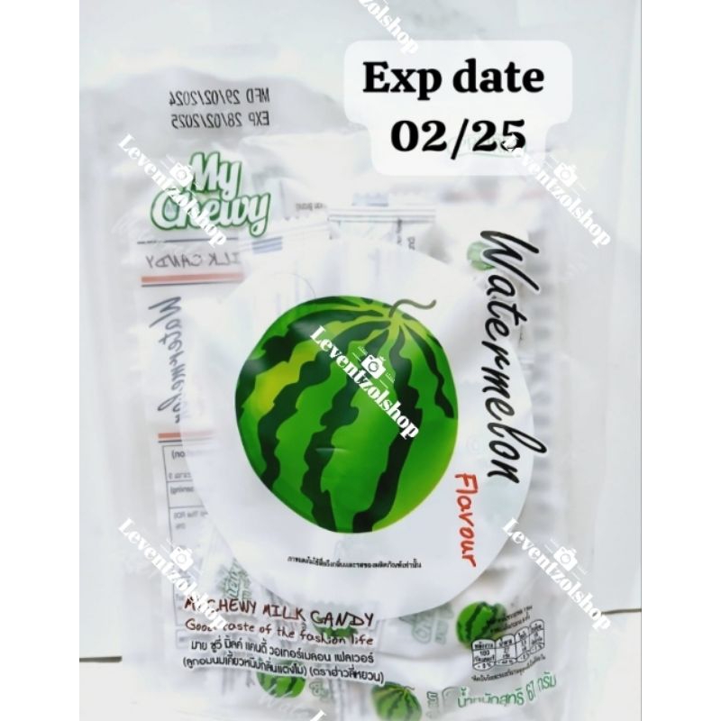 Jual PERMEN THAILAND MILK CANDY RASA WATERMELON//SEMANGKA// ORIGINAL ...