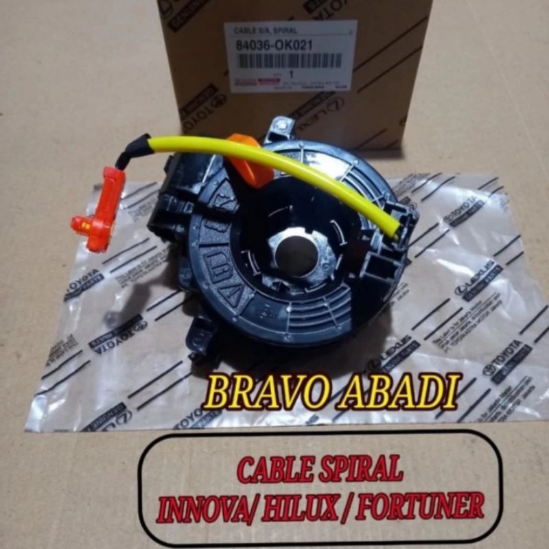 Jual kabel spiral /cable spiral klakson innova,fortuner hilux old/lama ...