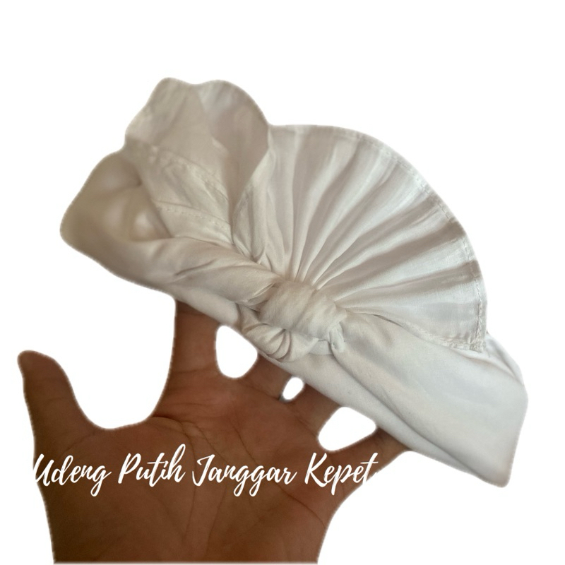 Jual udeng kepet putih X udeng kepet putih belah 2 | Shopee Indonesia