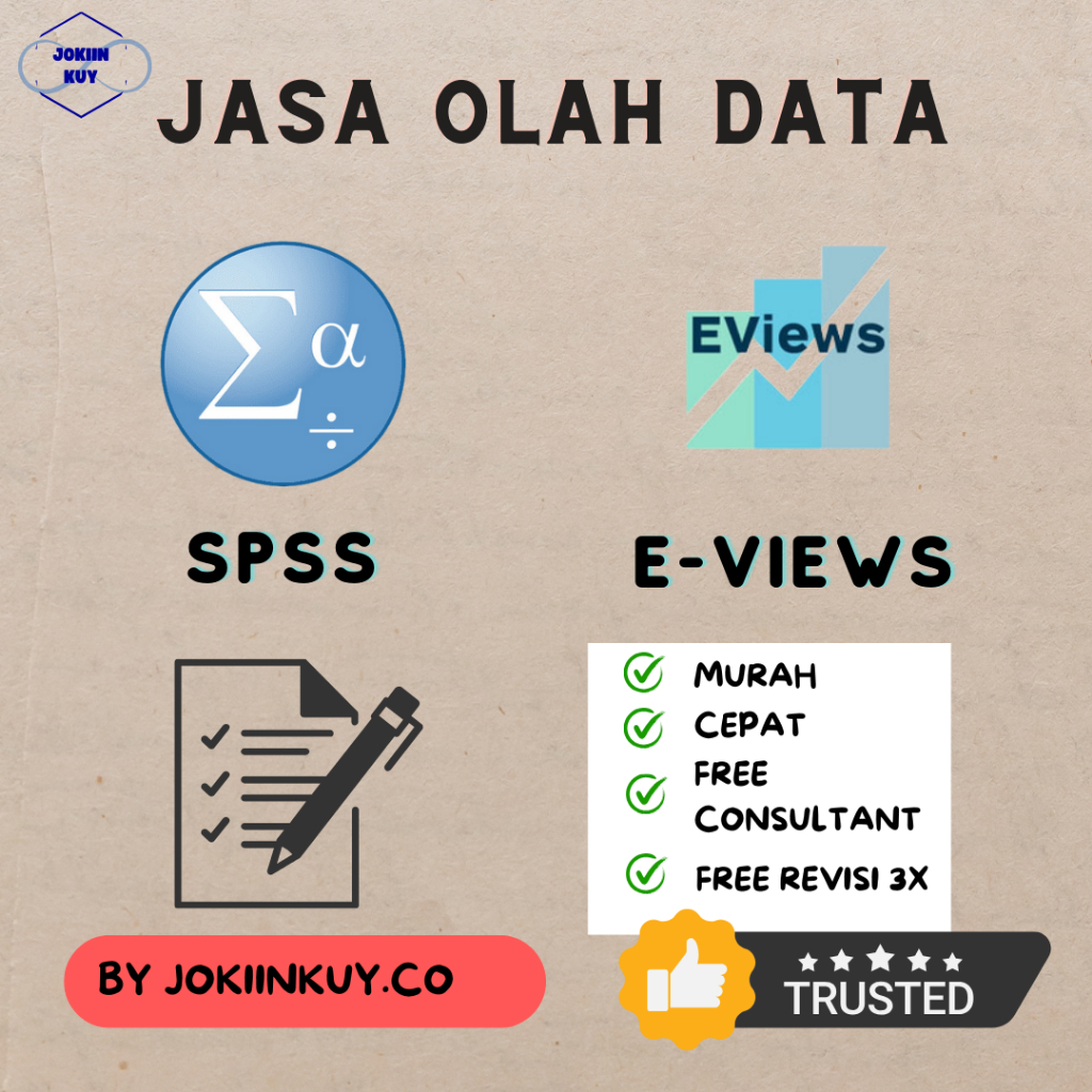 Jual Jasa Olah Data Eviews SPSS | DATA PANEL | Shopee Indonesia