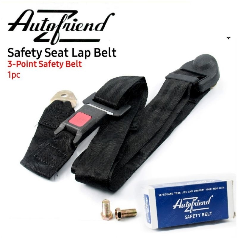 Jual Autofriend 3-Point Safety Belt | Sabuk Pengaman 3 Titik Manual (1 ...