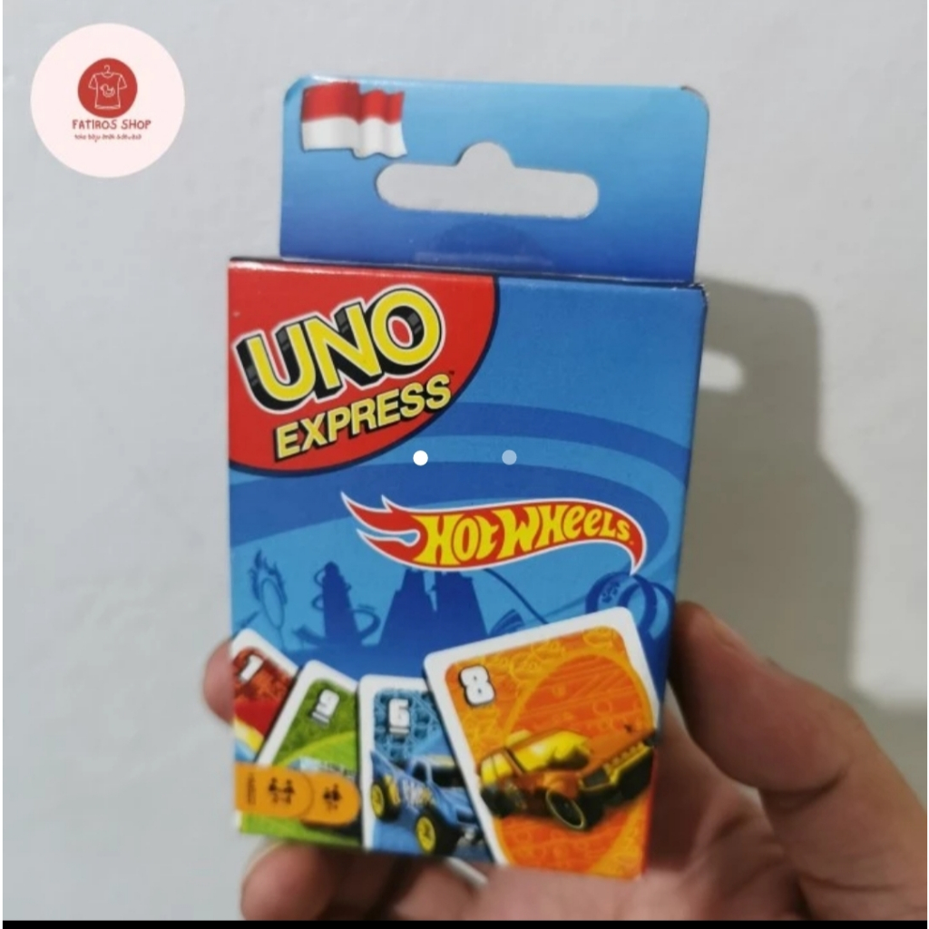 Jual Kartu UNO Express Card Game Indonesia Series - Hotwheels series ...