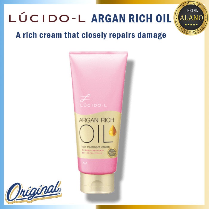 Jual Lucido L Argan Rich Oil Hair Treatment Original | Shopee Indonesia