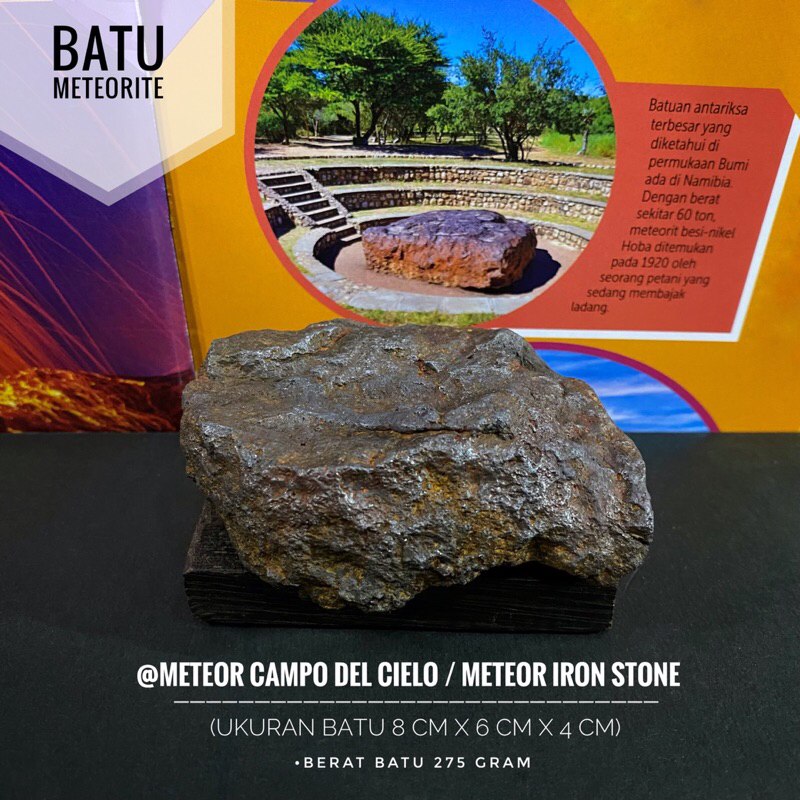 Jual Meteor Campo Del Cielo A8 atau Meteorite atau Batu Asteroid atau ...