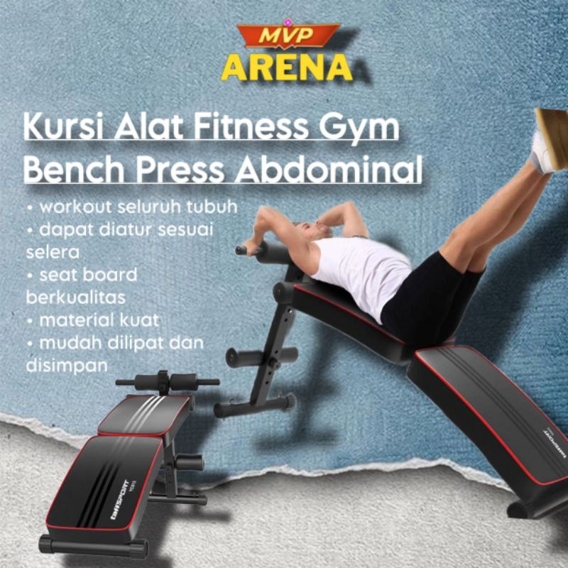 Jual Kursi Alat Fitness Gym Bench Press Abdominal Muscle Exercise ...