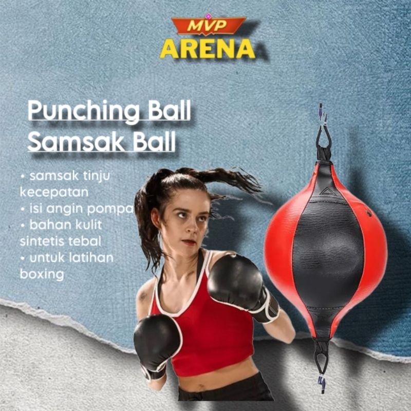 Jual Punching Ball Samsak ball Arena MVP Tinju Boxing Speed Punching Bag | Shopee Indonesia