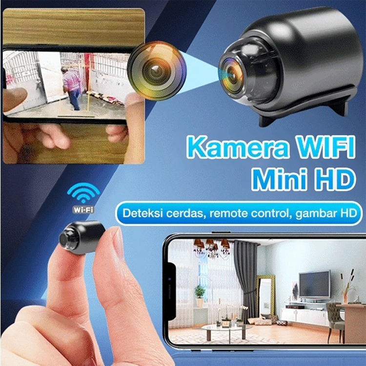 Jual Kamera Pengintai mini WIFI Hidden Spy camera HD CCTV Mini Cam ...