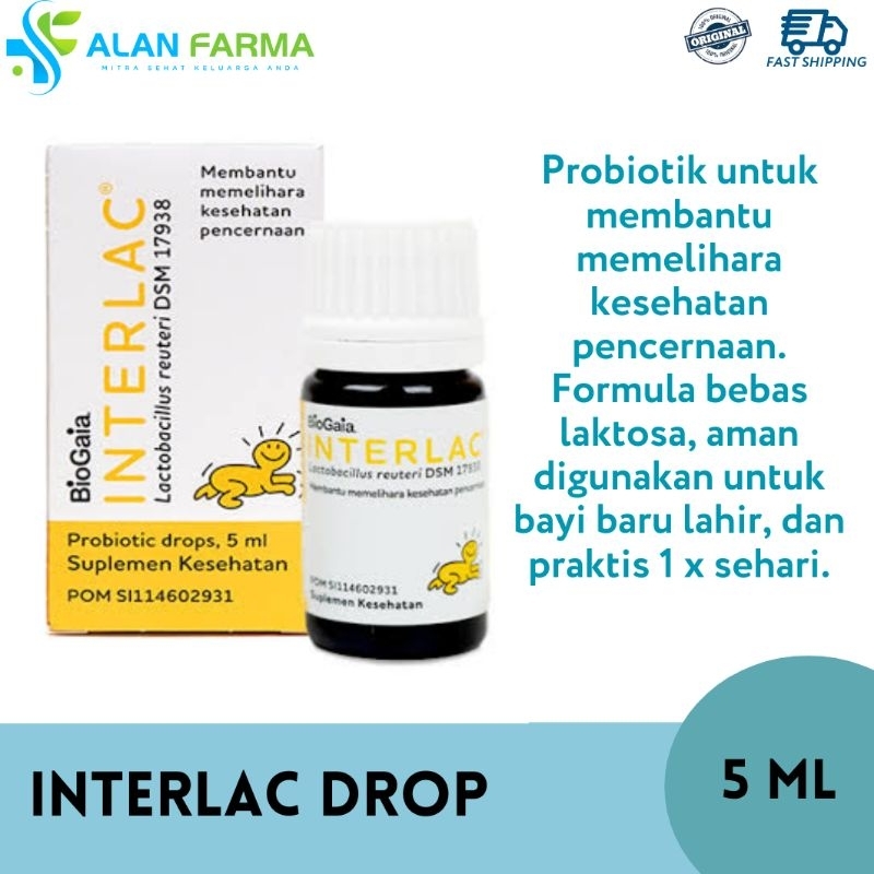 Jual Interlac Drop 5 mL EXP TERBARU JUNI 2027 | Interlac Drops ...