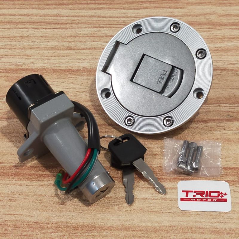 Jual key set assy viar tutup tangki + kunci kontak set kabel 4 - sedia ...