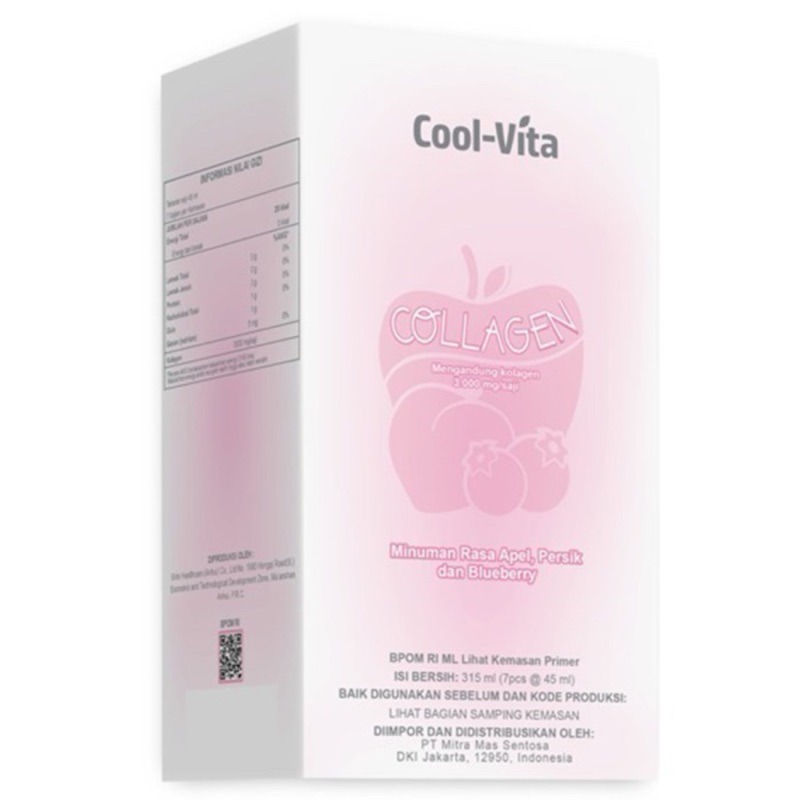 Jual COOL-VITA COLLAGEN BEAUTY DRINK 1BOX ( isi 7sachet) | Shopee Indonesia