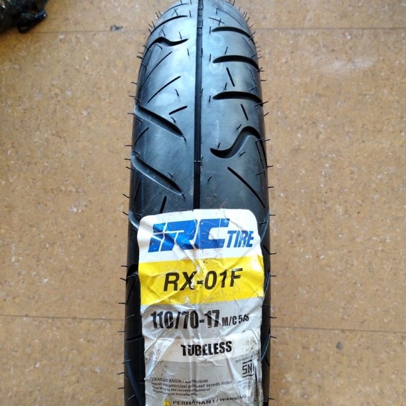 Jual Ban Luar Tubles IRC Ring 17 110 70 RX01F Ban Motor IRC Tire 110/70-17 RX 01-F Ring17 ...