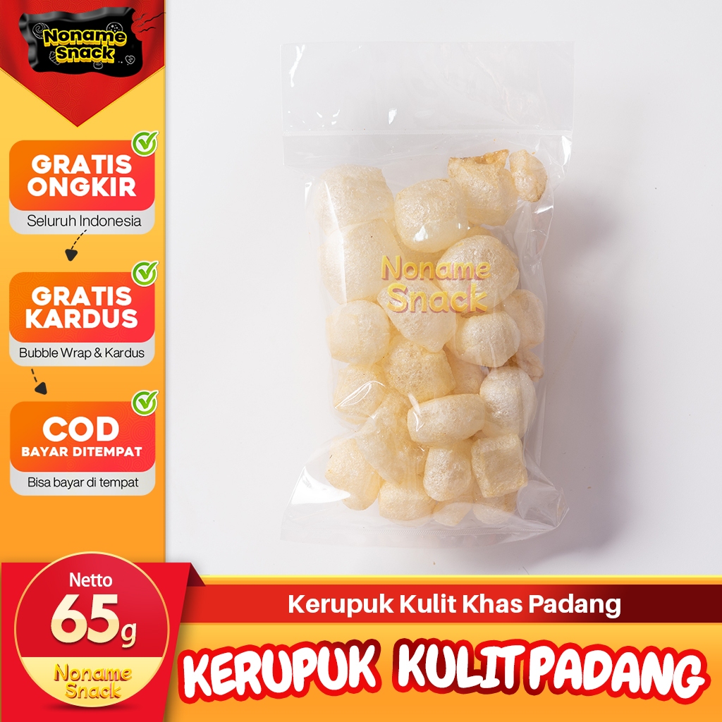 Jual NoName Snack - Rambak Jangek Kerupuk Kulit Sapi Padang Grosir 65Gr ...