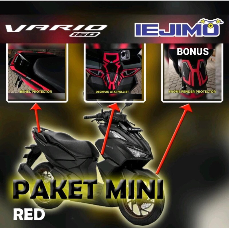 Jual PAKET MINI VARIO 160 / AKSESORIS VARIO 160 / BODY PROTECTOR VARIO ...