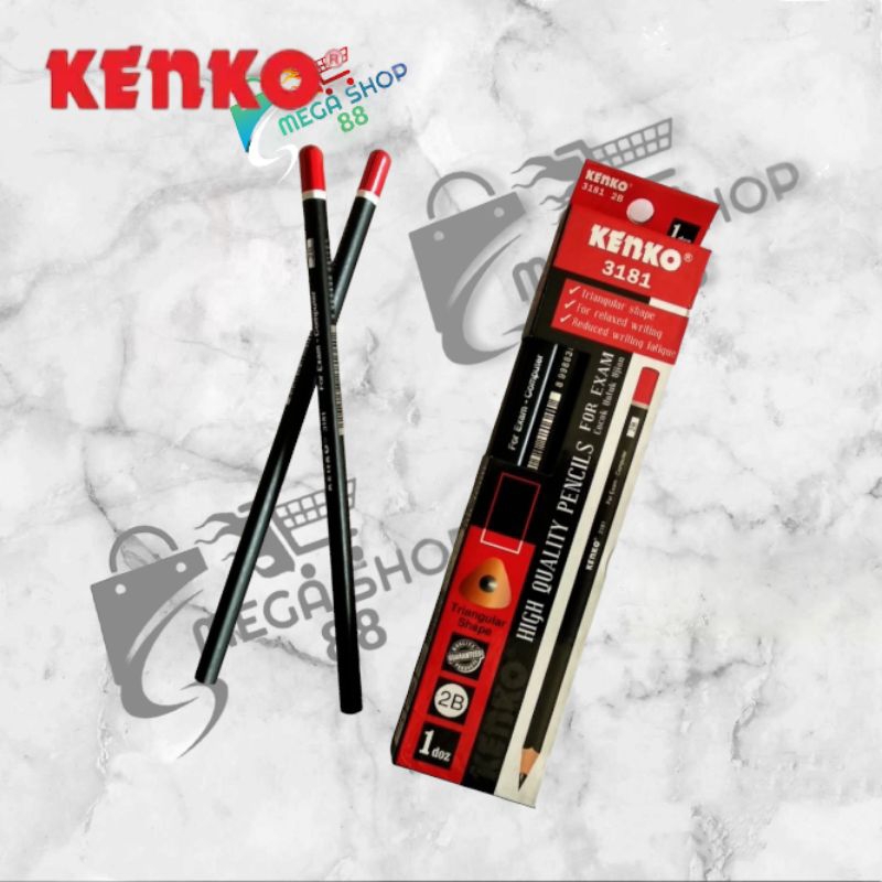Jual Pensil 2B Kenko 3181 @1Ktk=12Pcs | Shopee Indonesia