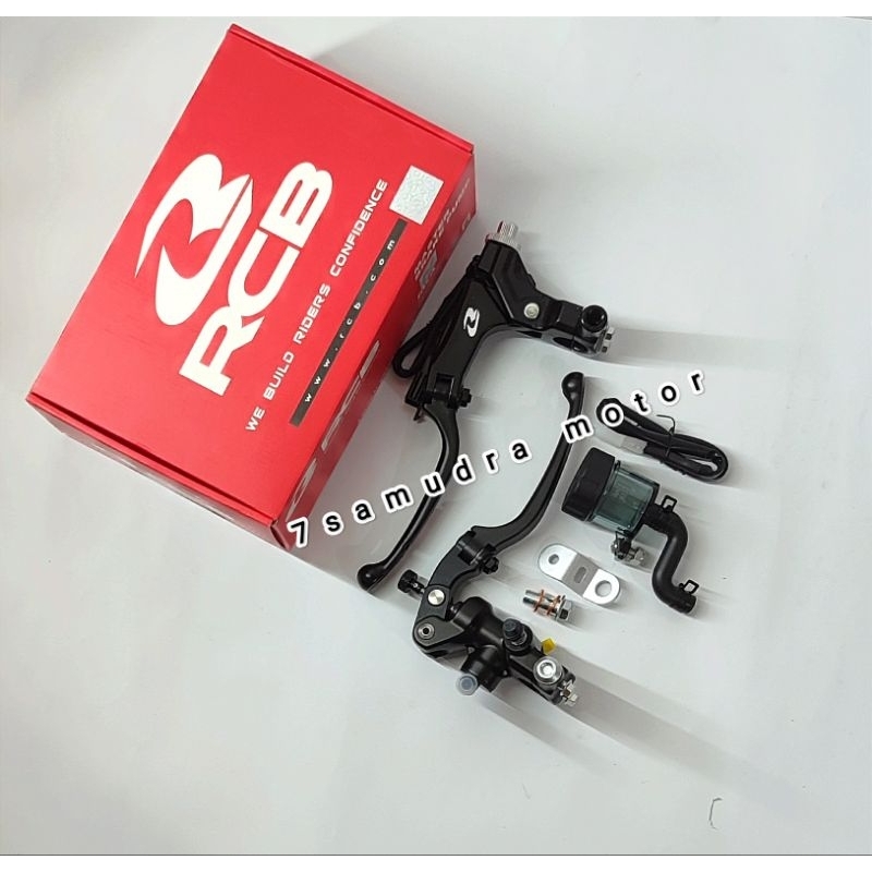 Jual master rem rcb radial set s1 14mm + kopling motor ninja r/ss, ninja rr, ninja 250,cbr 250 ...