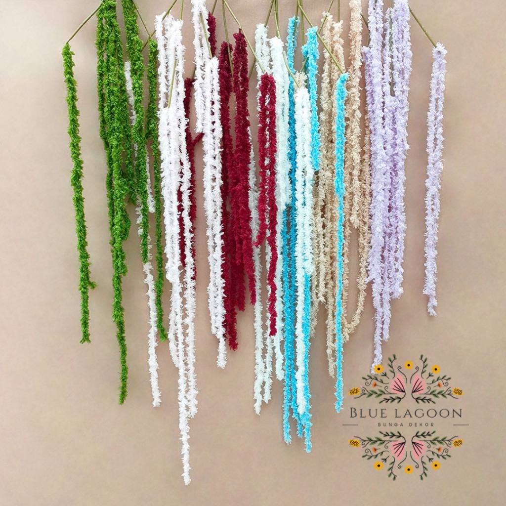 Jual Artificial Amaranthus Juntai Akar Premium Bunga Dekorasi Wedding ...
