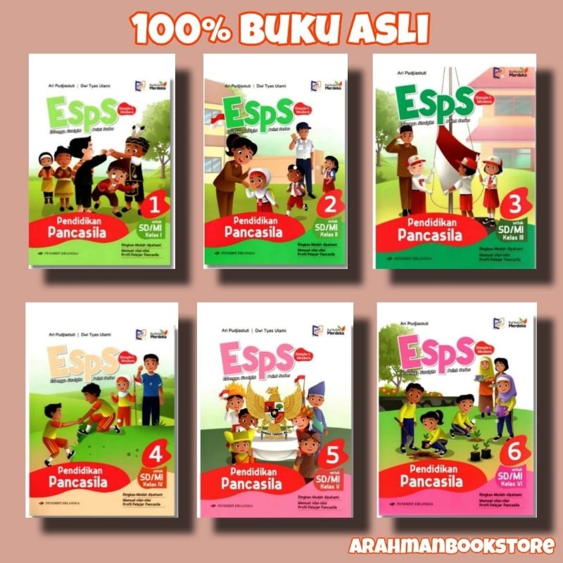 Jual ESPS PENDIDIKAN PANCASILA SD KURIKULUM MERDEKA KELAS 1-6 | Shopee Indonesia