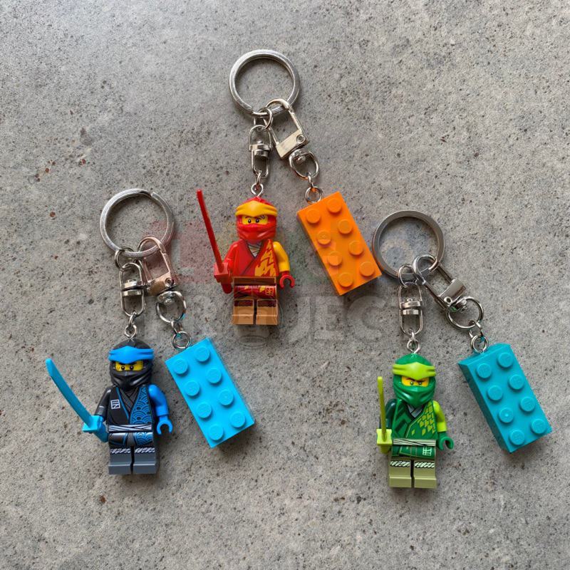 Jual LEGO Keychain / Gantungan Kunci Ninjago Series Kai Lloyd Jay Nya ...
