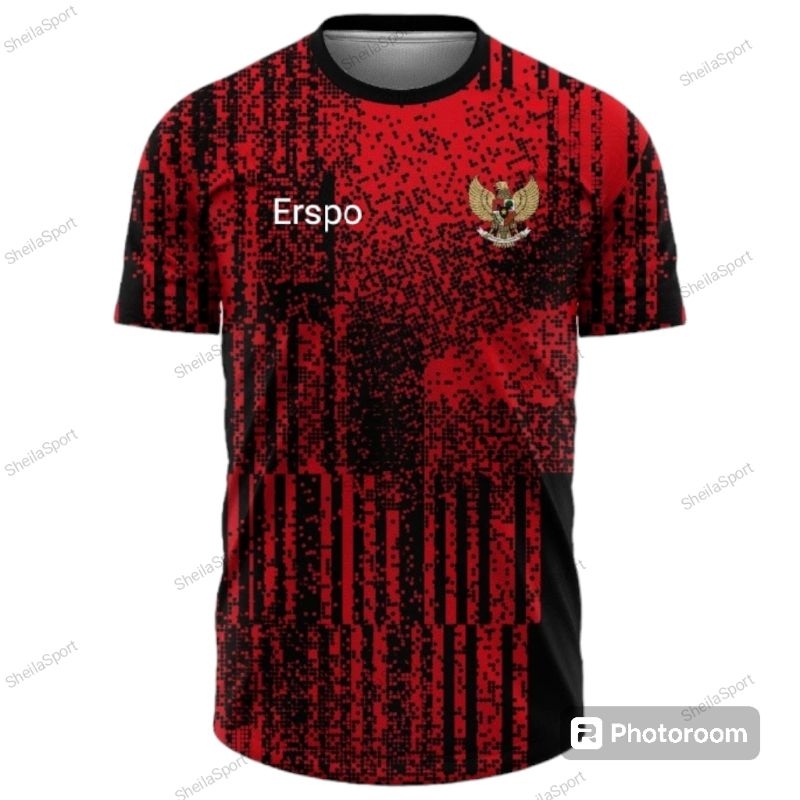 Jual Jersey bola timnas Indonesia traning terbaru 2024 fuul printing ...