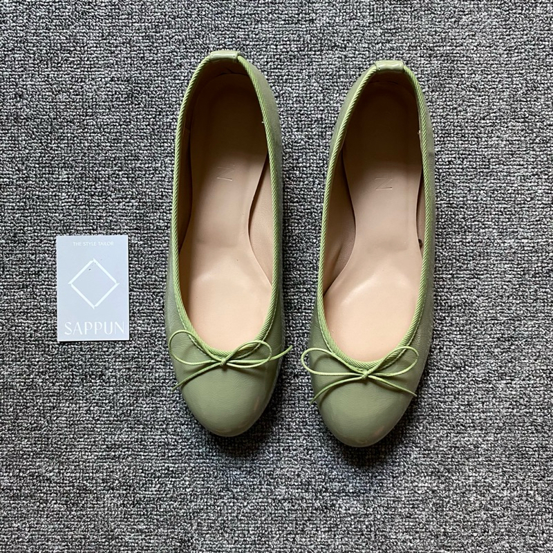 Jual [ READY] SAPPUN LOVELLIE ENAMEL RIBBON SHOES (2CM) - MINT | Shopee ...