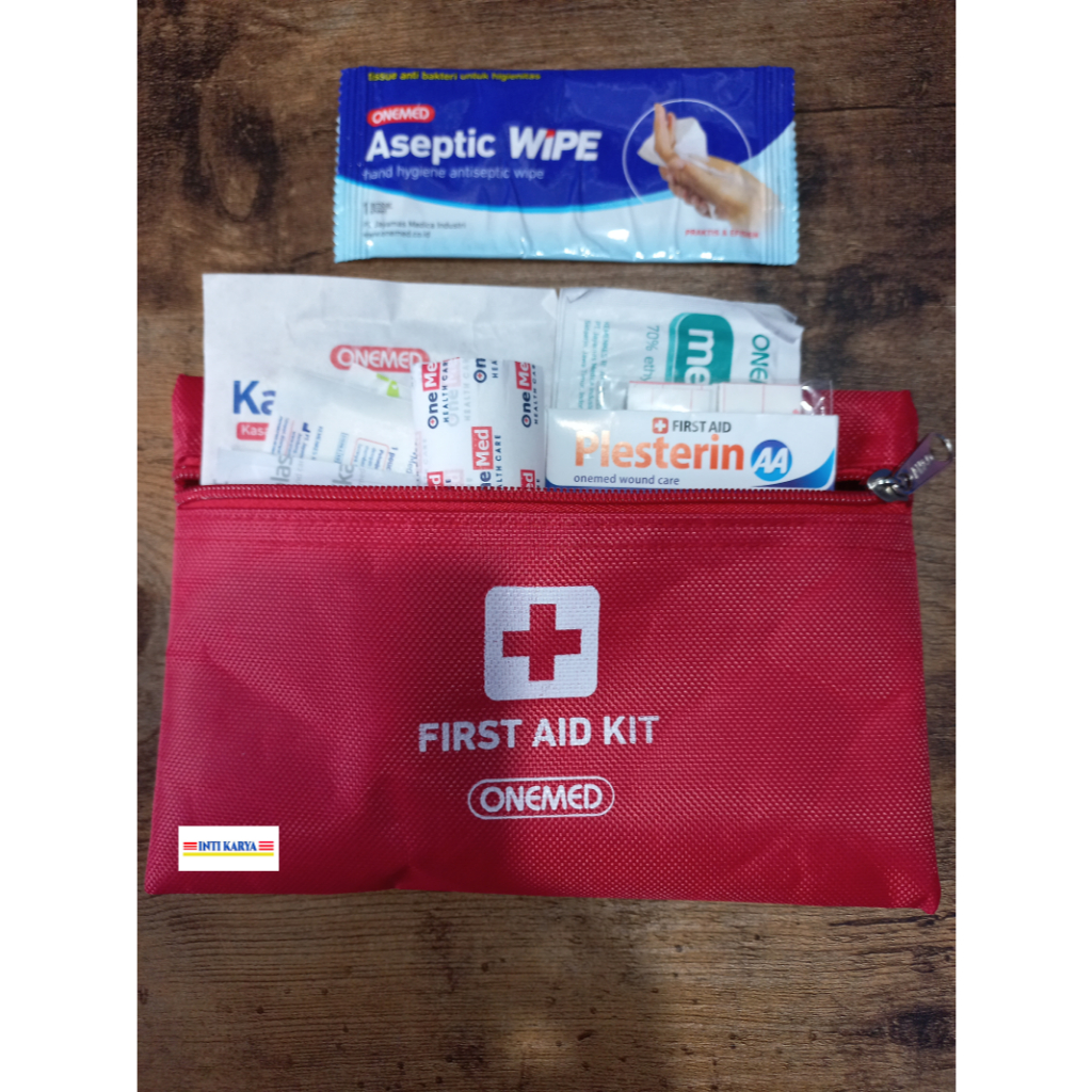 Jual Onemed Dompet First Aid Kit P3K Beserta Isinya Untuk Pertolongan ...