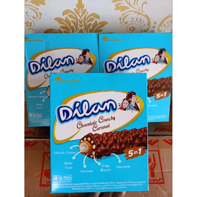 Jual PROMO DILAN chocolate Crunchy Caramel (isi 12pcs) | Shopee Indonesia
