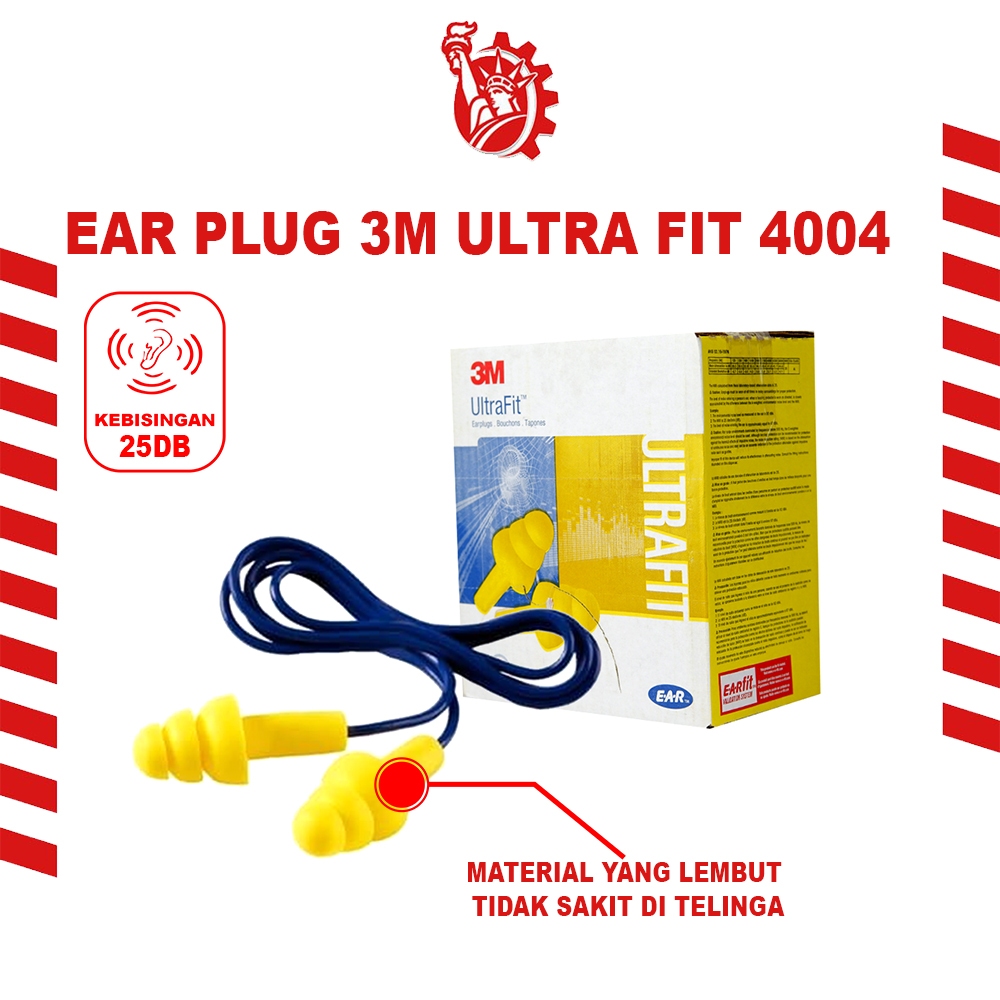 Jual EAR PLUG Safe-T ULTRAFIT 4004 Pelindung Telinga Peredam Kebisingan ...