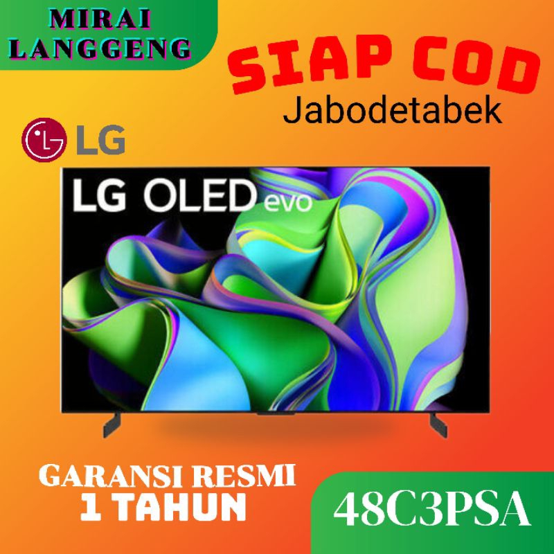 Jual LG 48C3/48C3PSA 4K OLED SMART TV 2023 Series 48 inch | Shopee ...