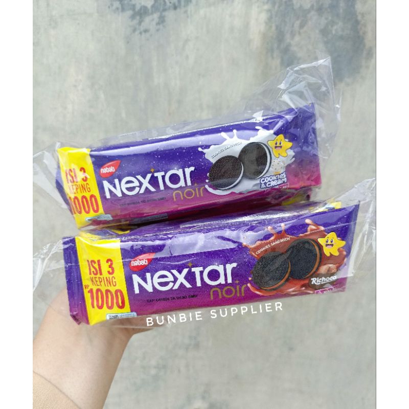 Jual Nabati Nextar Noir Cookies Sandwich Coklat Richoco / Cookies ...