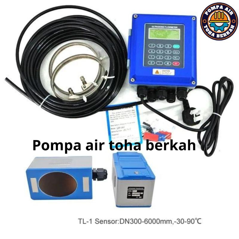 Jual Ultrasonic Flow meter TUF2000B 300mm-6000mm TL-1 Liquid Tester ...