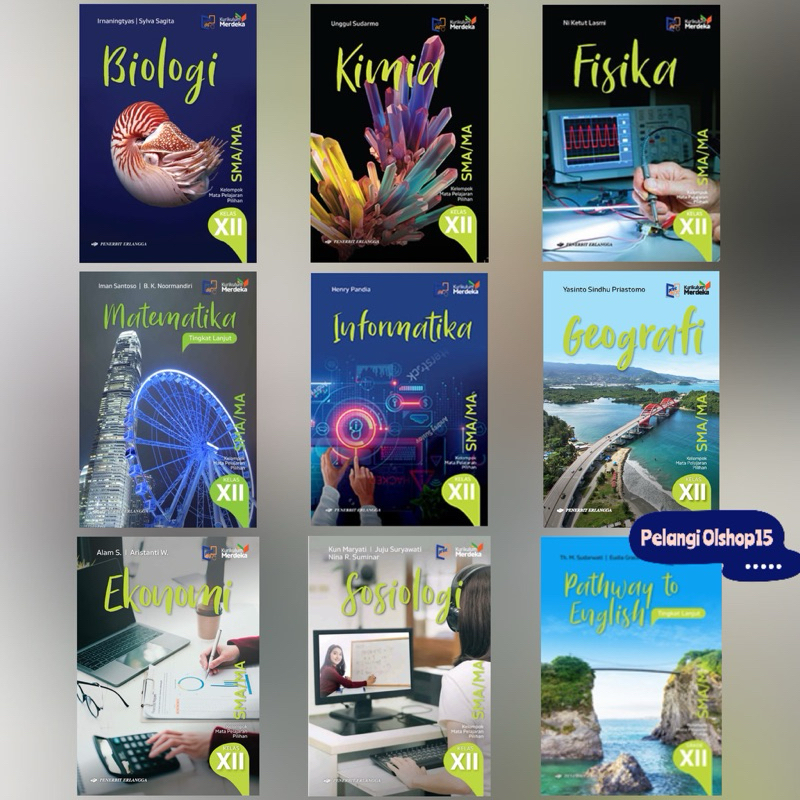Jual BUKU PAKET KURIKULUM MERDEKA SMA/MA KELAS 12 (XII) KELOMPOK MATA PELAJARAN PILIHAN ERLANGGA ...