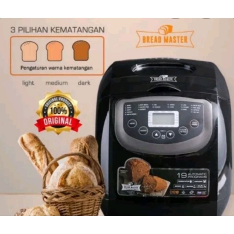 Jual bread master mesin pembuat roti otomatis original | Shopee Indonesia