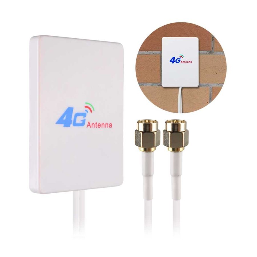 Jual Antena Eksternal 3G 4G LTE 28dBi SMA Connector with 2M Cable ...