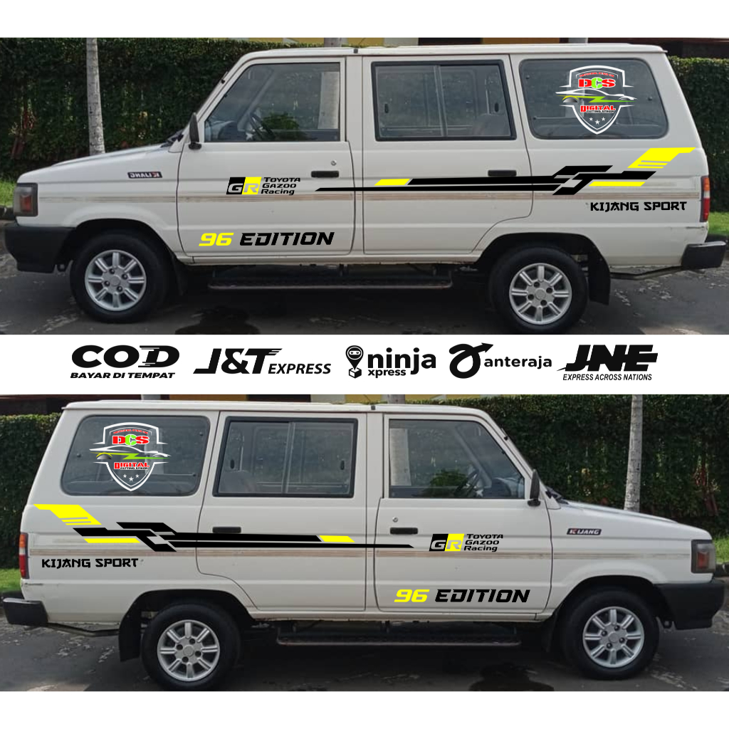 Jual Stiker Mobil Kijang Super Stiker Body Kijang Super Stiker Kijang ...