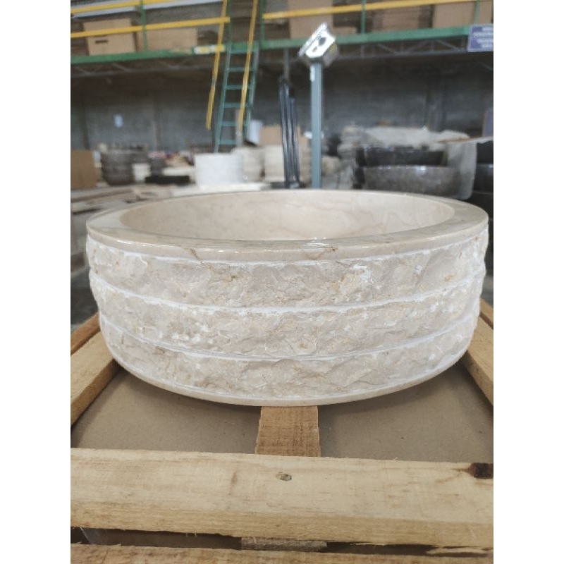 Jual Wastafel Marmer D40cm Free Packing Kayu Dan Bonus Asbak Marmer ...