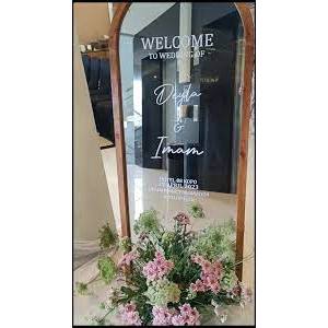 Jual STIKER MIRROR WEDDING/STICKER CERMIN/STICKER CERMIN MANTEN/REQUEST ...