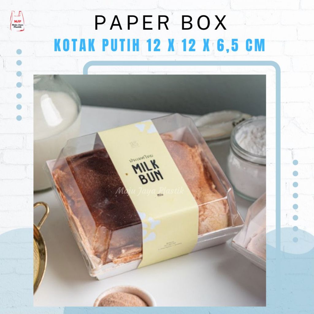Jual Paper Box Mika KOTAK laminasi 12x12x7 DESSERT korean Dessert Box ...