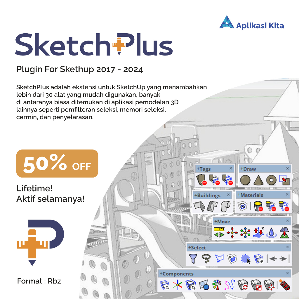 Jual SketchPlus v1.2.3 for SketchUp - For Windows | Shopee Indonesia