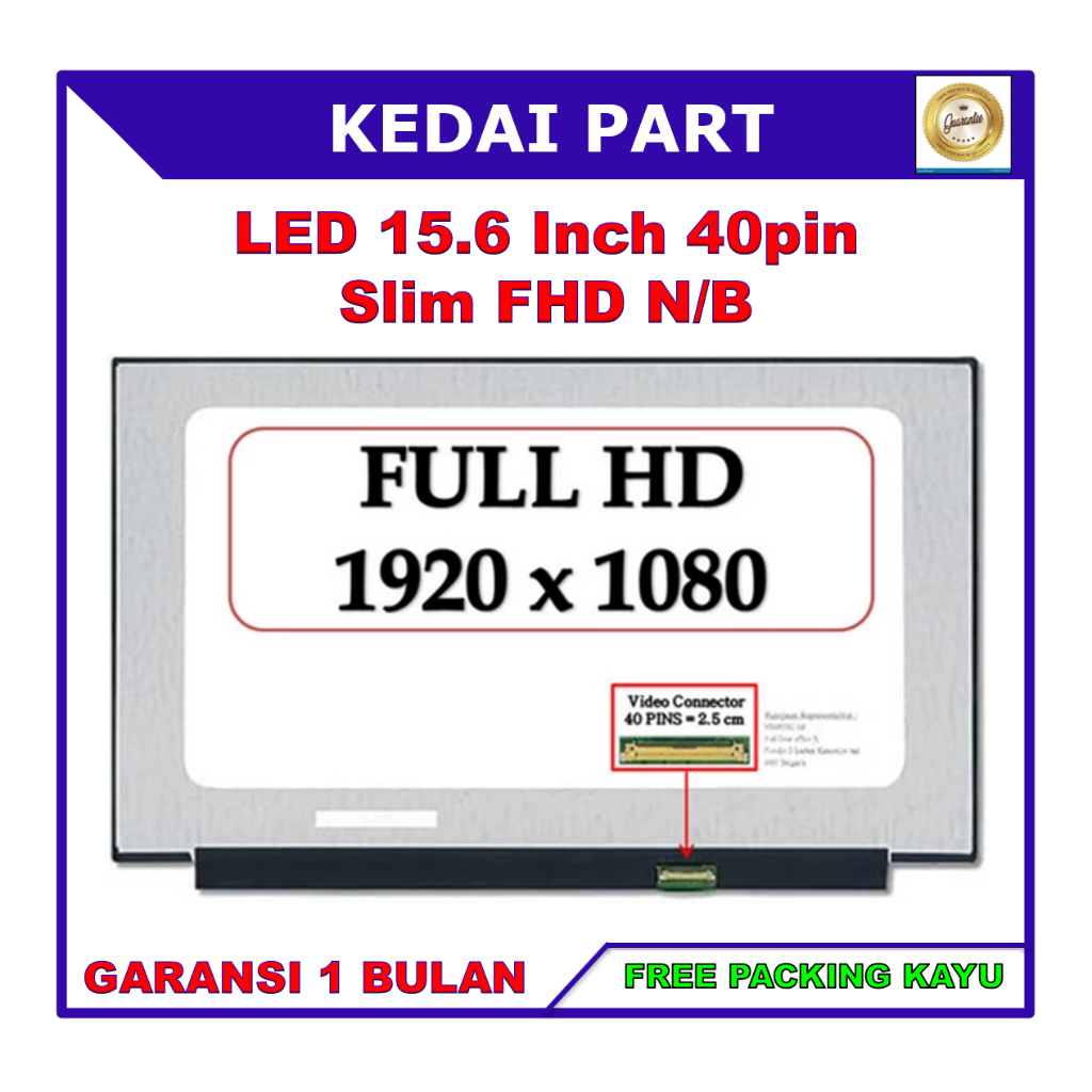 Jual LCD LED MSI BRAVO 15 B5DD 15 ADCR 15 ADDR 15.6 15 Inch 40 Pin ...