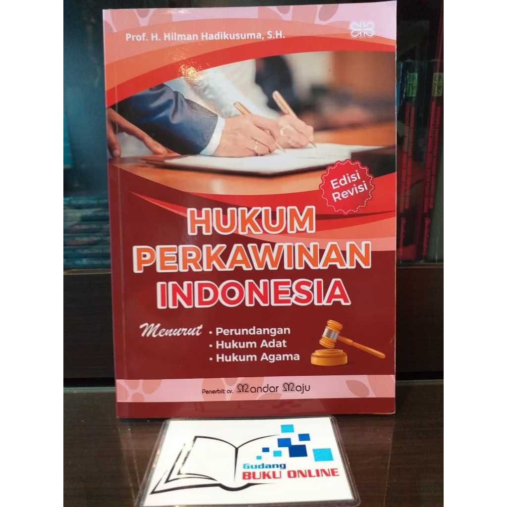 Jual Hukum Perkawinan Indonesia - Prof. Dr. Hilman Hadikusuma / ORIGINAL | Shopee Indonesia
