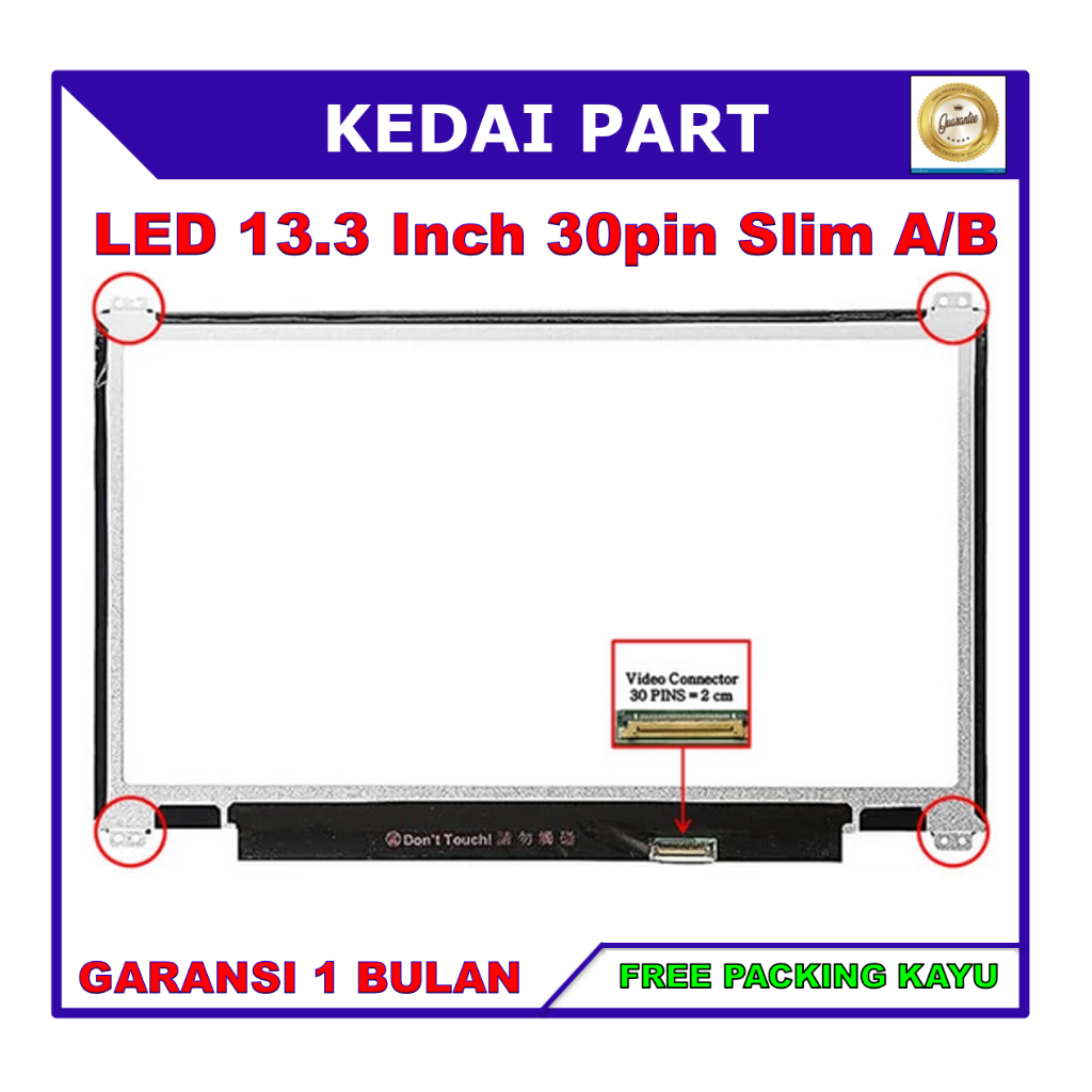 Jual LCD LED Laptop B133XTN01.3 M133NWN1.R3 13.3 inch 30 Slim AB | Shopee Indonesia