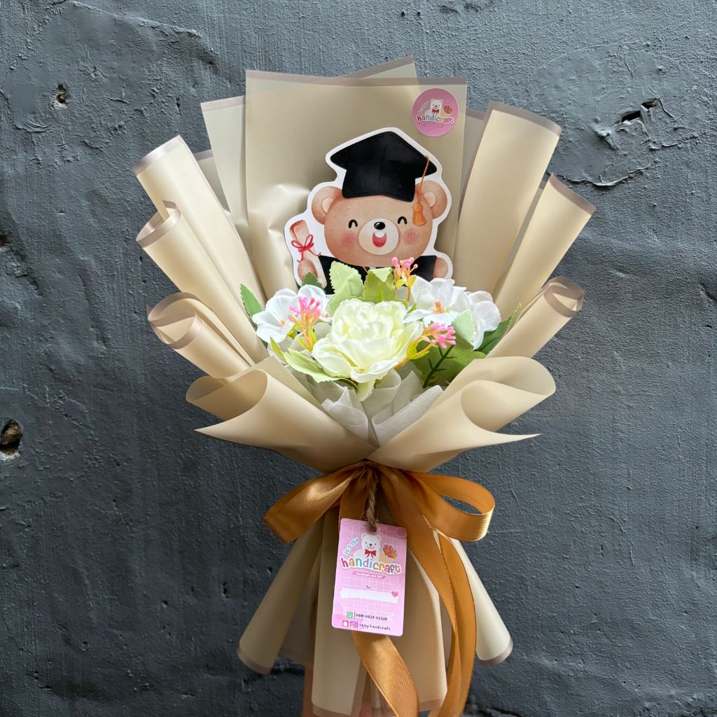 Jual (READY STOCK) BUKET WISUDA UKURAN 40cm | HAND BOUQUET | BUKET ...