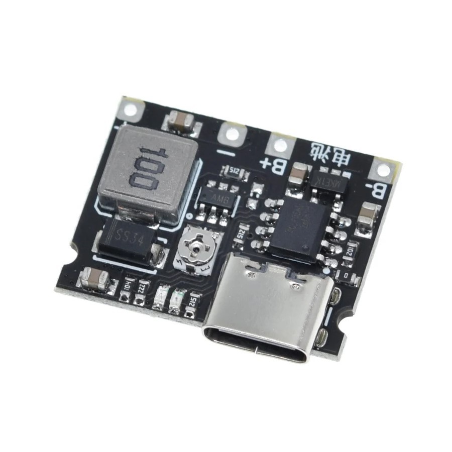 Jual Type C USB 1A 5W Lithium 18650 Battery Charger Board Adjustable ...