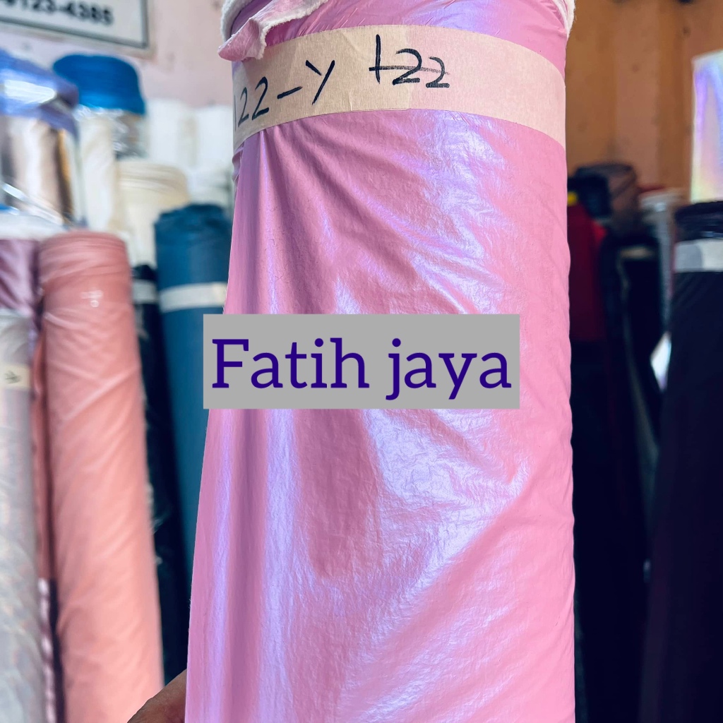 Jual Holo ungu kain Koting latek polos harga murah cocok untuk tas ...