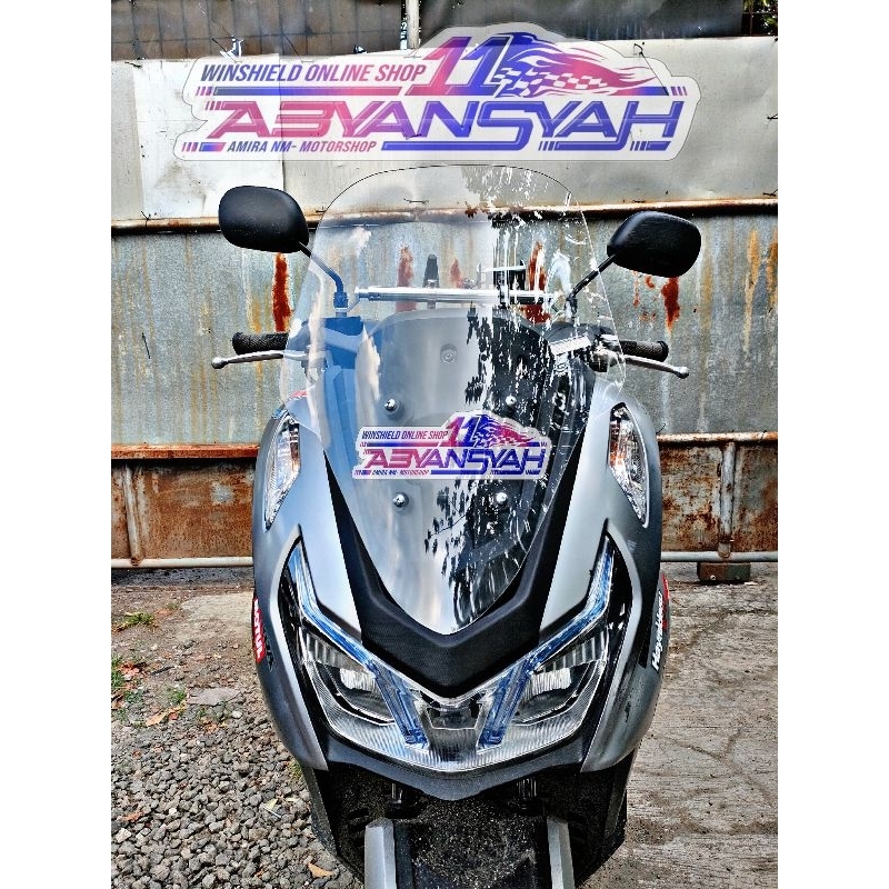 Jual Windshield Lexi Lx155 New 2024 Model Standar Tinggi Xmax New ...