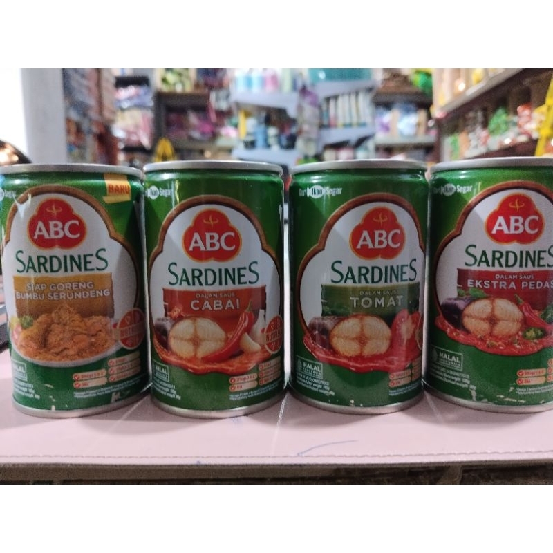 Jual Sarden ABC kaleng kecil 155 gr | Shopee Indonesia
