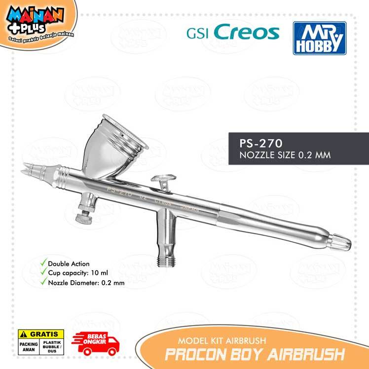 Jual Airbrush PROCON BOY PS270 MR HOBBY PS-270 Air Brush Gunpla Gundam Model Kit | Shopee Indonesia
