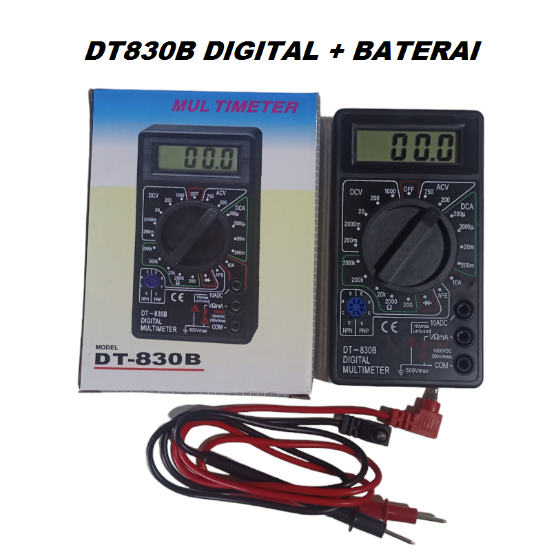 Jual Multitester / multimeter Digital DT830B DT830D dan manual YX-360 ...