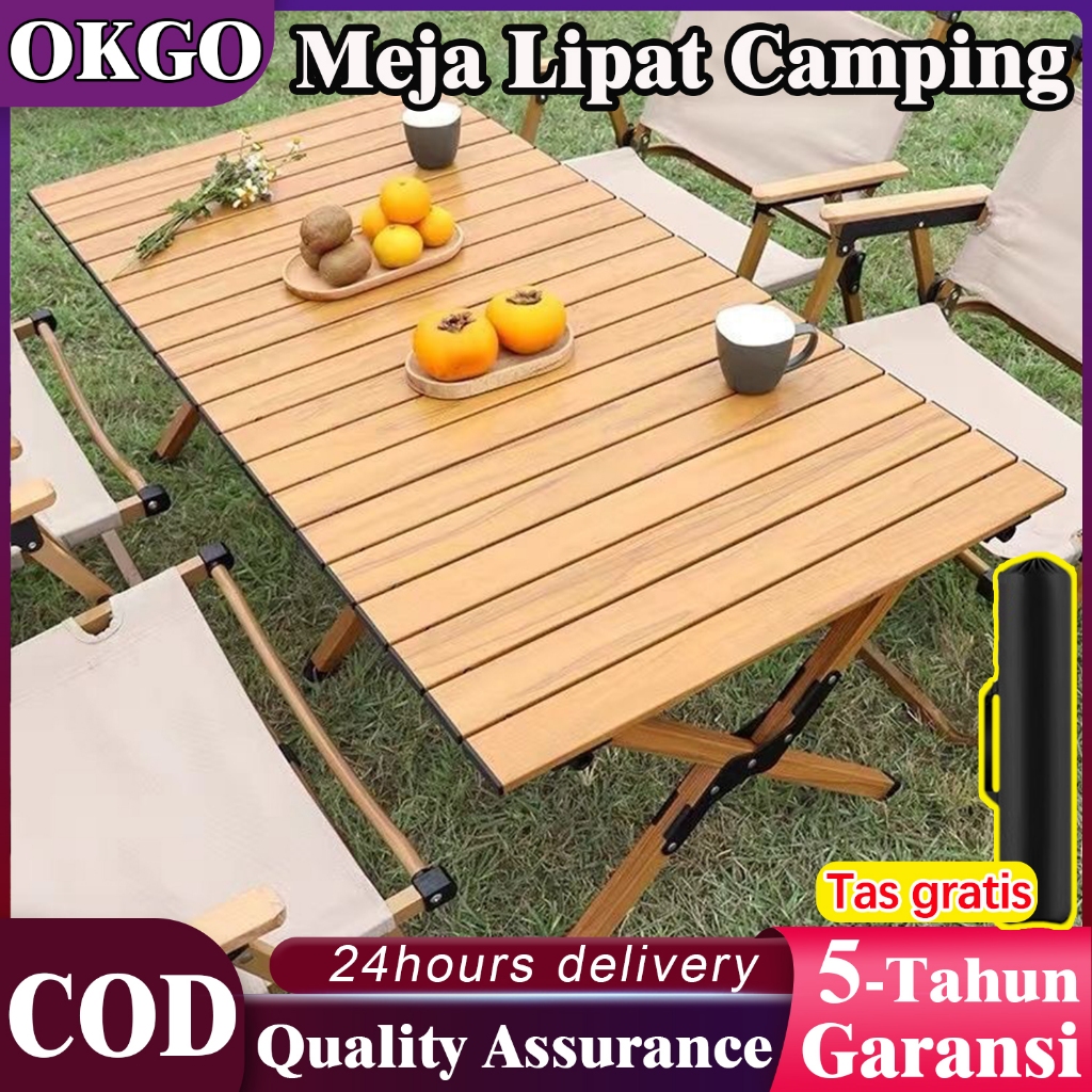 Jual OKGO Aluminium Meja Lipat Outdoor Meja Lipat Portable Meja Lipat ...